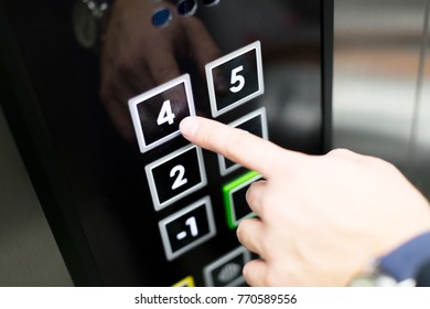 Elevator Buttons Panel Close Stock Photo 770589556 | Shutterstock