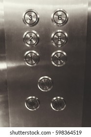 Elevator Control Buttons Stock Photo 598364519 | Shutterstock