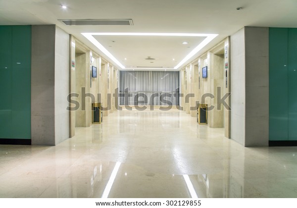 Elevator Corridor Stock Photo (Edit Now) 302129855