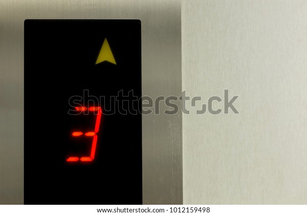 Elevator Panel Show Floor Number Stock Photo 1012159498 | Shutterstock