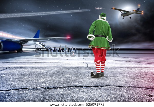 Elf Plane Stock Photo 525091972 | Shutterstock