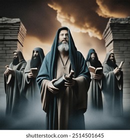 Biblical Image Which Group Scribes Pharisees AI-generated image ...