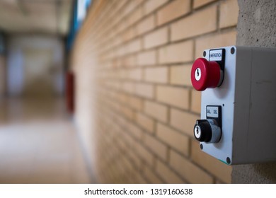 Emergency Shutdown Button Stock Photo (Edit Now) 1319160638