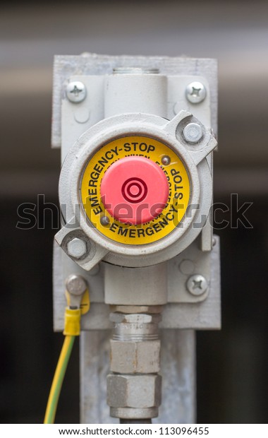 Emergency Stop Button Stock Photo 113096455 | Shutterstock