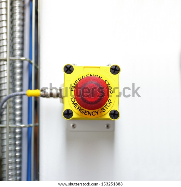 Emergency Stop Button Stock Photo 153251888 | Shutterstock