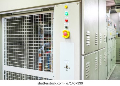 Emergency Stop Button Control Panel Led Stock Photo 671407330 ...