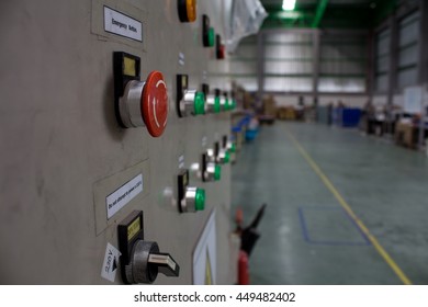 Emergency Stop Button Line Assembly Stock Photo 449508910 | Shutterstock