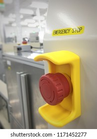 Emergency Stop Button Switch Electrical Device Stock Photo 1171452277 ...