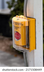 Emergency Stop Button Unit On Pole Stock Photo 2171508449 | Shutterstock