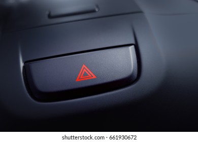 Emergency Triangle Sign Push Button Vehicle Stock Photo 661930672 ...