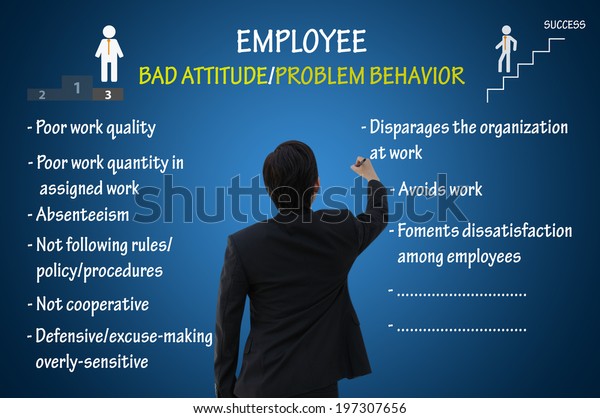 Employee Bad Attitude Problem Behavior Stock Photo (Edit Now) 197307656