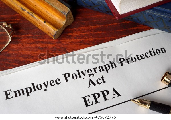 Employee Polygraph Protection Act Eppa Book Stock Photo 495872776 ...