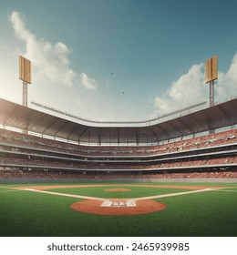 Baseball Field AI-generated image 2465459623 | Shutterstock