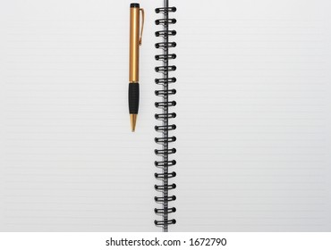 Empty Blank Ring Spiral Notepad One Stock Photo 1672790 | Shutterstock