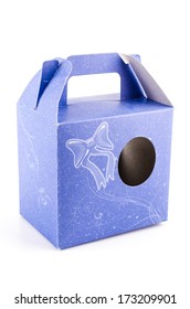Empty Blue Box Isolated On White Stock Photo 169257635 | Shutterstock