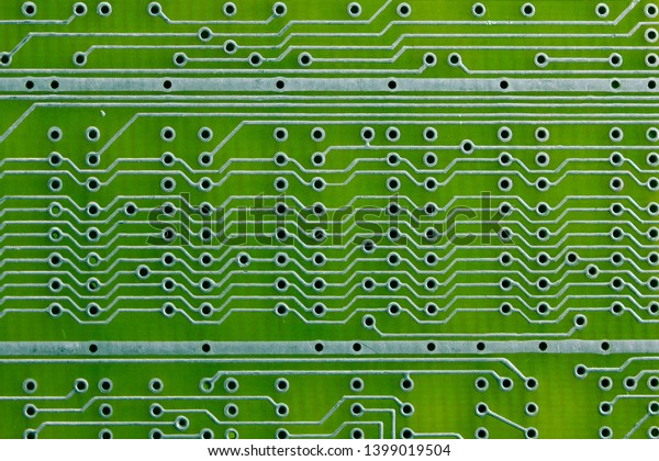 Empty Circuit Board Pcb Printed Computer Stock Photo 1399019504 ...
