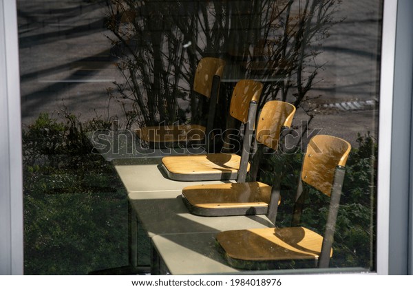 Empty Classroom Through Window Stock Photo 1984018976 | Shutterstock