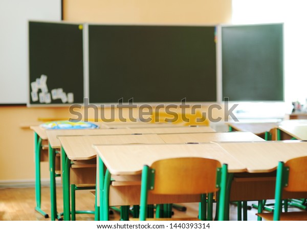 Empty Classroom Without People Back School Stock Photo 1440393314 ...
