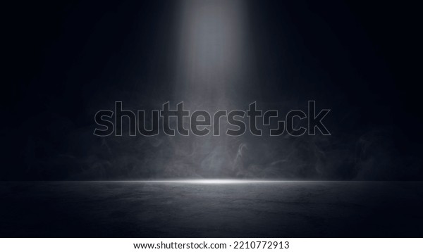Empty Dark Abstract Dark Blue Background Stock Photo 2210772913 ...