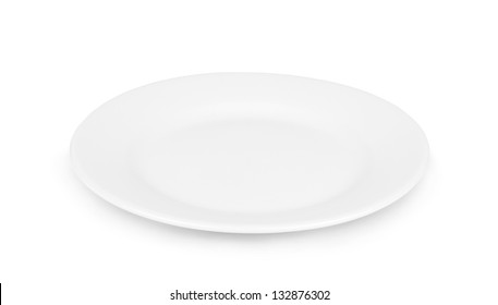 Empty Dinner Plate Front View On Stock Photo 132876302 | Shutterstock