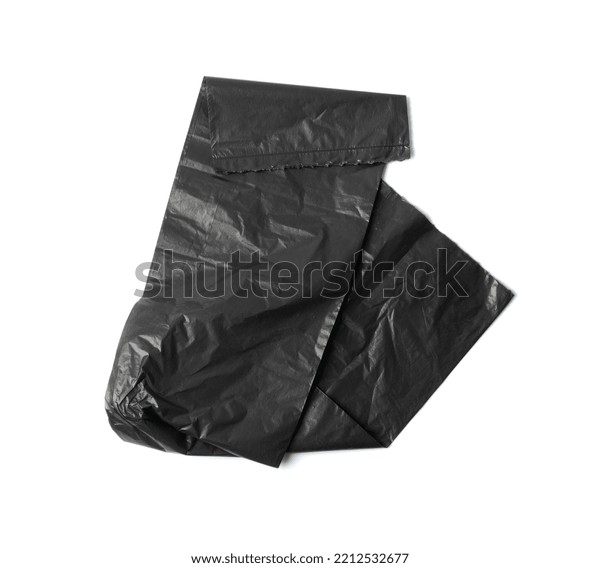 Empty Folded Garbage Bag Isolated Trash Stock Photo 2212532677 ...