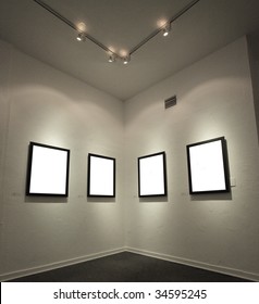 Empty Frames Art Gallery Stock Photo 34595245 | Shutterstock