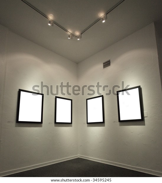 Empty Frames Art Gallery Stock Photo 34595245 | Shutterstock