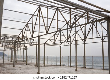 Empty Framework Building On Beach Stock Photo 1182471187 | Shutterstock