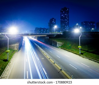 Empty Freeway Night Stock Photo 170880923 | Shutterstock