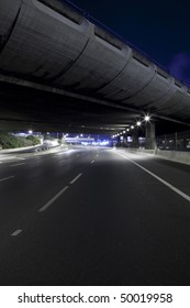 Empty Freeway Night Stock Photo 48275890 | Shutterstock