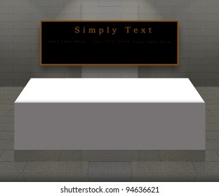 Empty Gray Interior Spot Light Emty Stock Photo 94636621 | Shutterstock