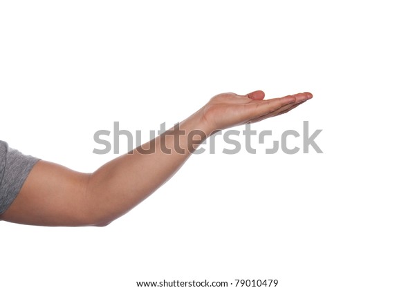 Empty Hand Being Held Out Lots Stock Photo 79010479 | Shutterstock