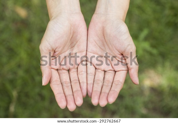 Empty Human Hands Palms Stock Photo 292762667 | Shutterstock