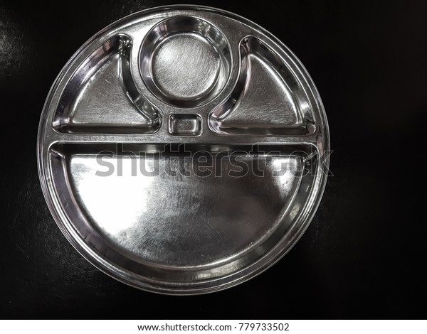 Empty Indian Style Round Thali Plate Stock Photo 779733502 | Shutterstock