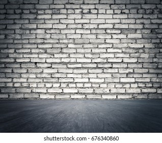 Empty Interior Brick Wall Stock Photo 676340860 | Shutterstock