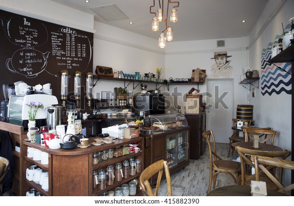 Empty Interior Coffee Shop Stock Photo 415882390 | Shutterstock