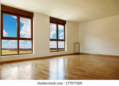 Empty Interior Room Three Windows Stock Photo 179295887 | Shutterstock