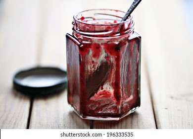 Empty Jar Jam Stock Photo (Edit Now) 196333535