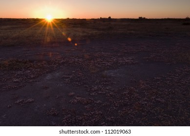 Empty Landscape Sunset Stock Photo 112019063 | Shutterstock
