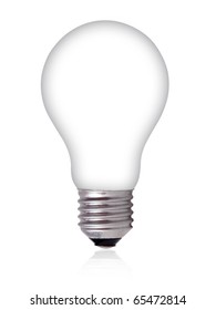 Empty Light Bulb On White Background Stock Photo 65472814 | Shutterstock