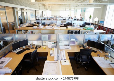 Empty Modern Open Plan Office Stock Photo 174875999 | Shutterstock