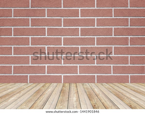 Empty New Brick Wall Interior Brown Stock Photo 1441901846 | Shutterstock