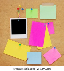 Colorful Empty Notes Photo Frames Over Stock Photo (Edit Now) 48475663