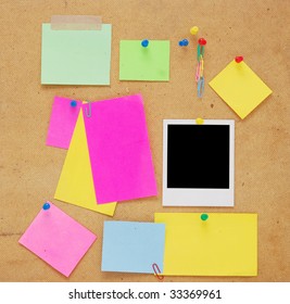 Empty Notes Photo Frame Over Wooden Stock Photo 33369961 | Shutterstock