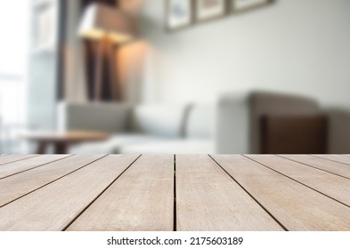 Empty Old Wood Table Front Living Stock Photo 2175603189 | Shutterstock