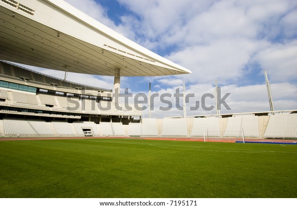 Empty Olympic Stadium Stock Photo (Edit Now) 7195171