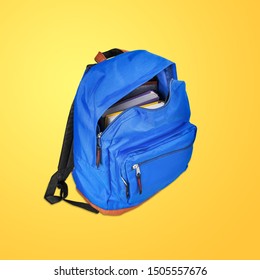 Empty Open School Backpack On White Stock Photo 1505557676 | Shutterstock