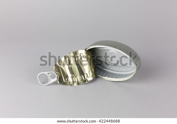 Empty Open Tin Can Isolated On Stock Photo 422448688 | Shutterstock
