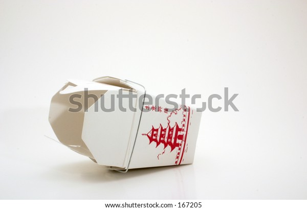 Empty Overturned Generic Take Out Box Stock Photo (Edit Now) 167205