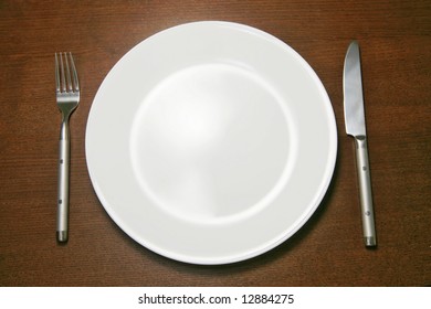 Empty Place Setting Stock Photo 12884275 | Shutterstock